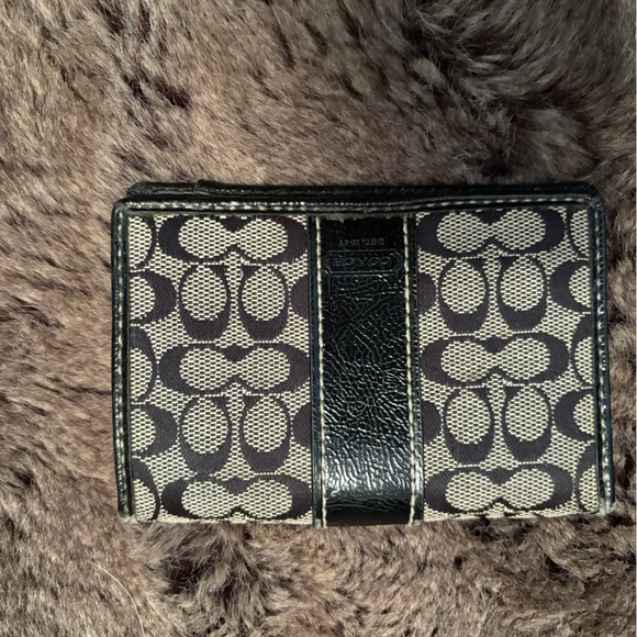Coach | Accessories | Coach Black And Gray Signature Key Holder | Poshmark